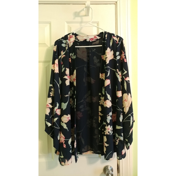 Fever | Jackets & Coats | Nwot Fever Floral Kimonojacket | Poshmark